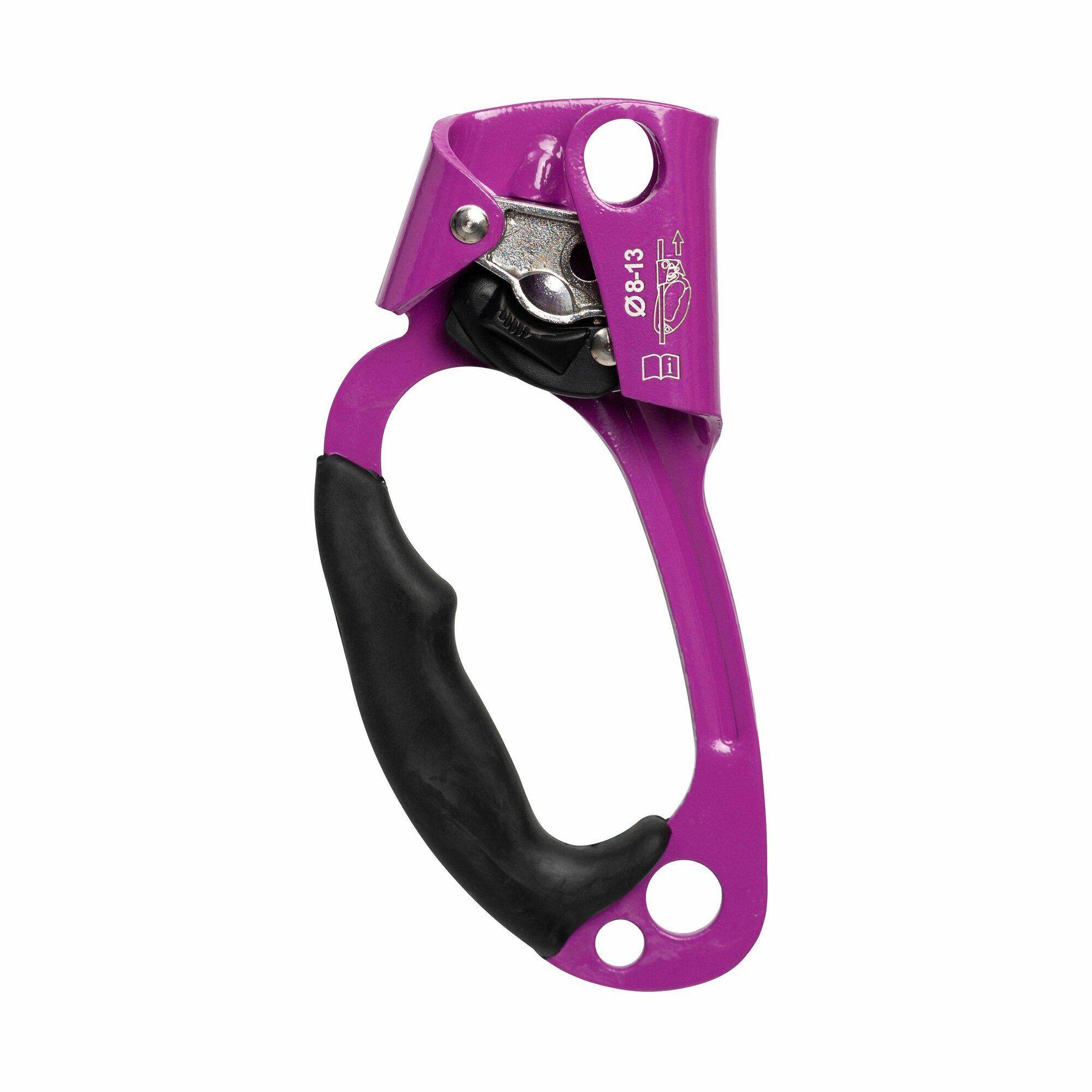 Зажим ручной "Жумар" левый ver 0101-1. violet