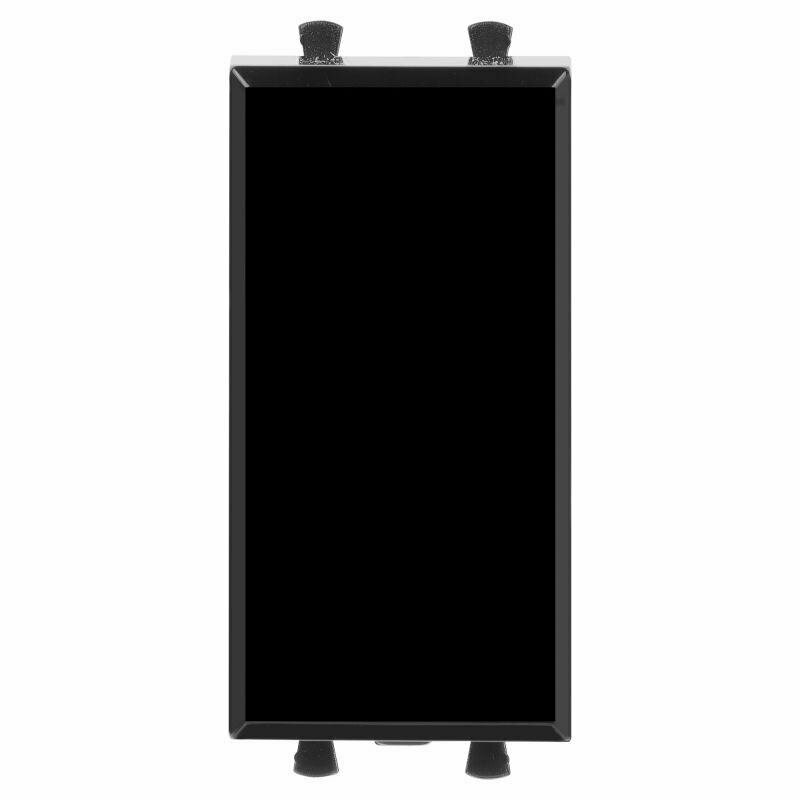 Выключатель DKC Avanti 4402101, модульный, 1-клавиша, черный