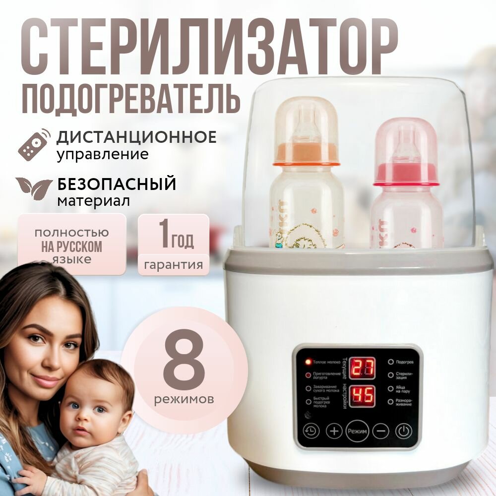 Подогреватель детского питания, Стерилизатор для бутылочек и сосок-+1