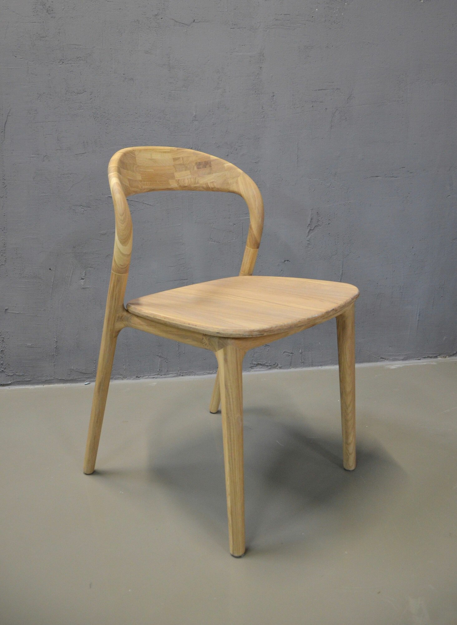 Стулья из массива дуба "Милина", для кухни, рабочего места, цвет - натуральный