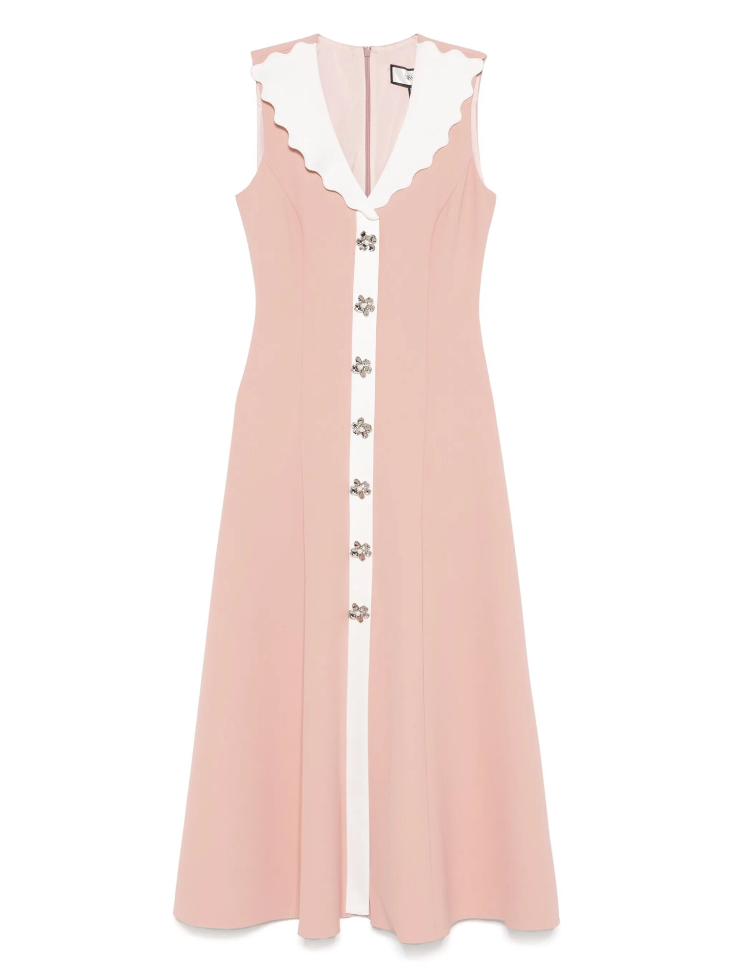 Платье Платье миди с фестонами