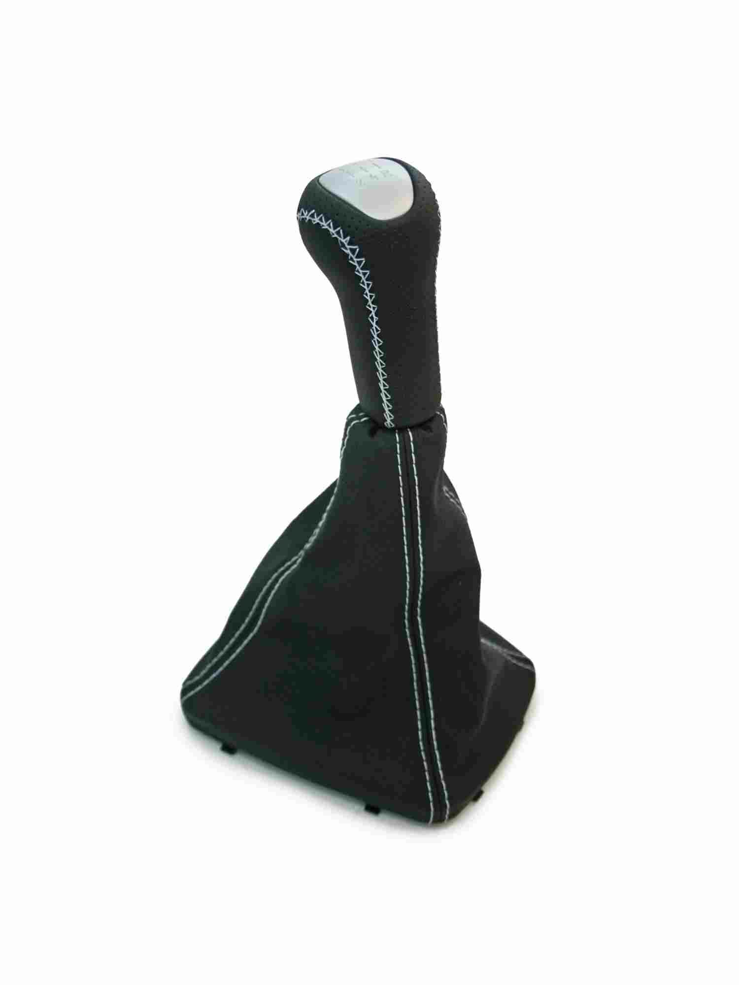 Ручка КПП c чехлом для Лада Гранта, Калина 2, Datsun (серая строчка) с тросовой КПП belais #14953