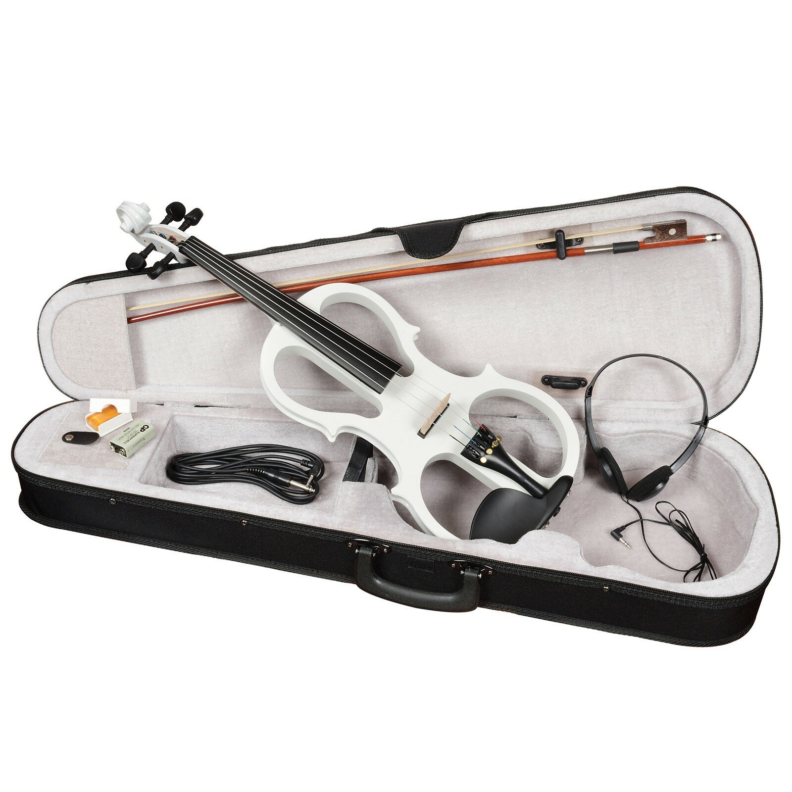 ANTONIO LAVAZZA EVL-01 WH - Электроскрипка размер 4/4, цвет - белый, контурная