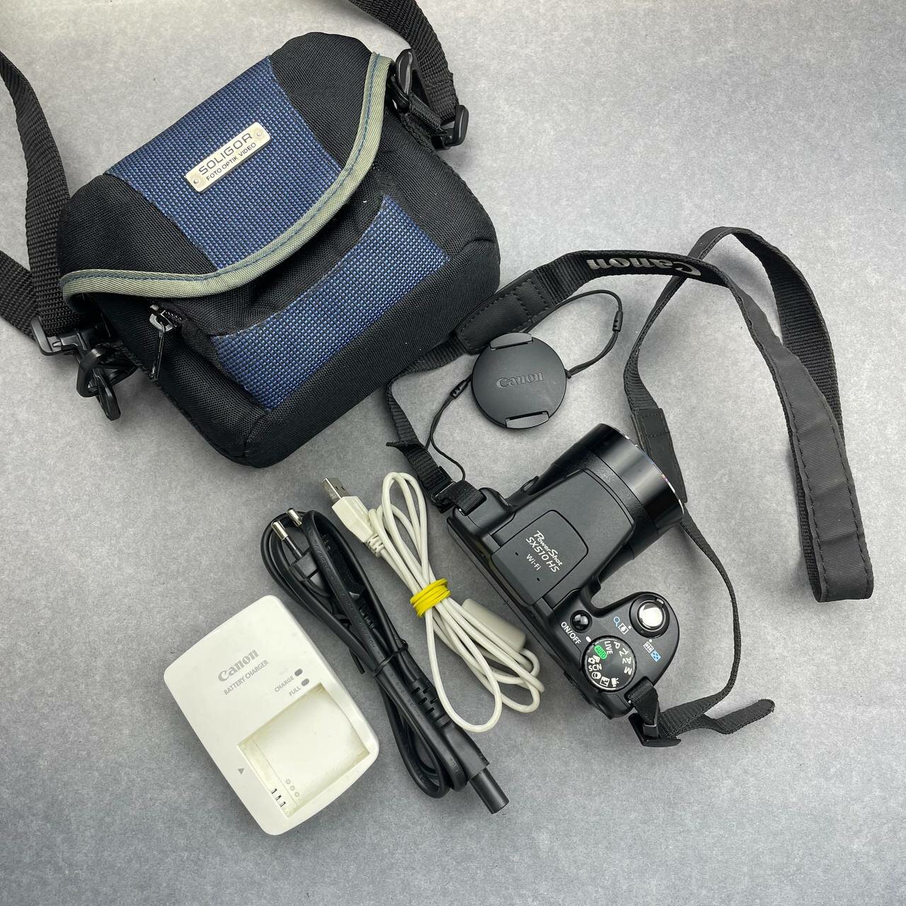 Цифровой компактный фотоаппарат Canon PowerShot SX510 HS, черный