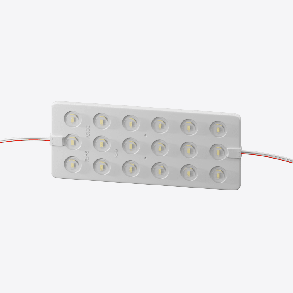 Светодиодный модуль ShopLEDs Светодиодный модуль c линзой PIX-18LED (12V, 18W, 380Lm, 10000K, IP65), 20шт