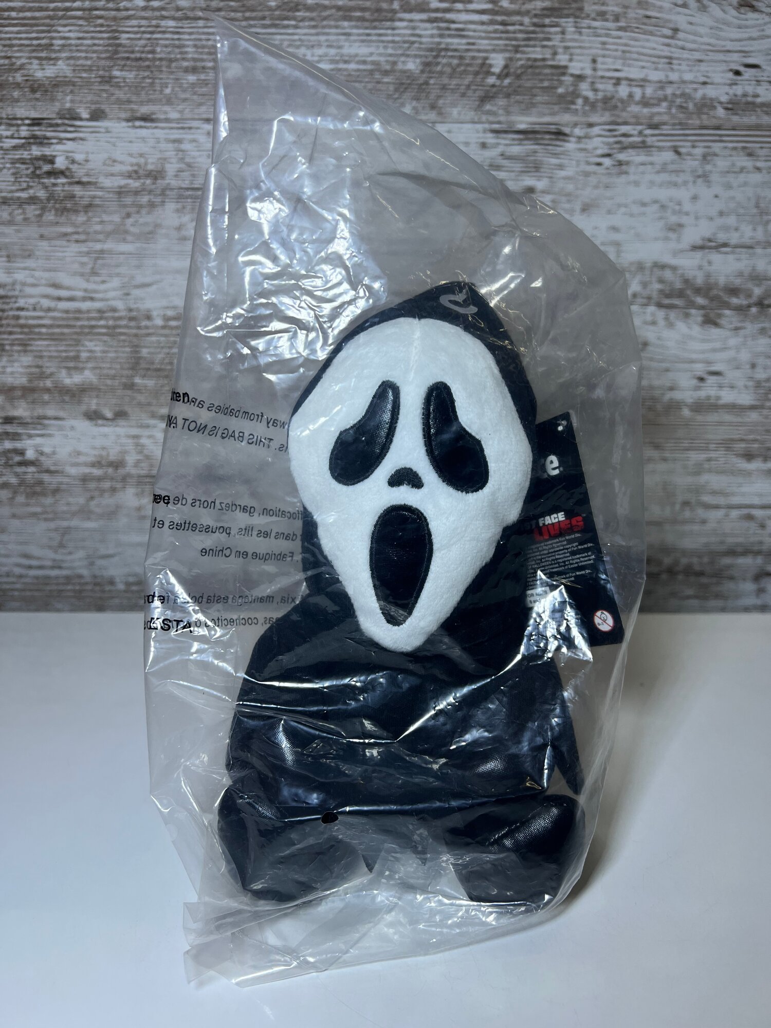 Мягкая игрушка Призрачное лицо, Ghost Face, 20 см, от Kidrobot