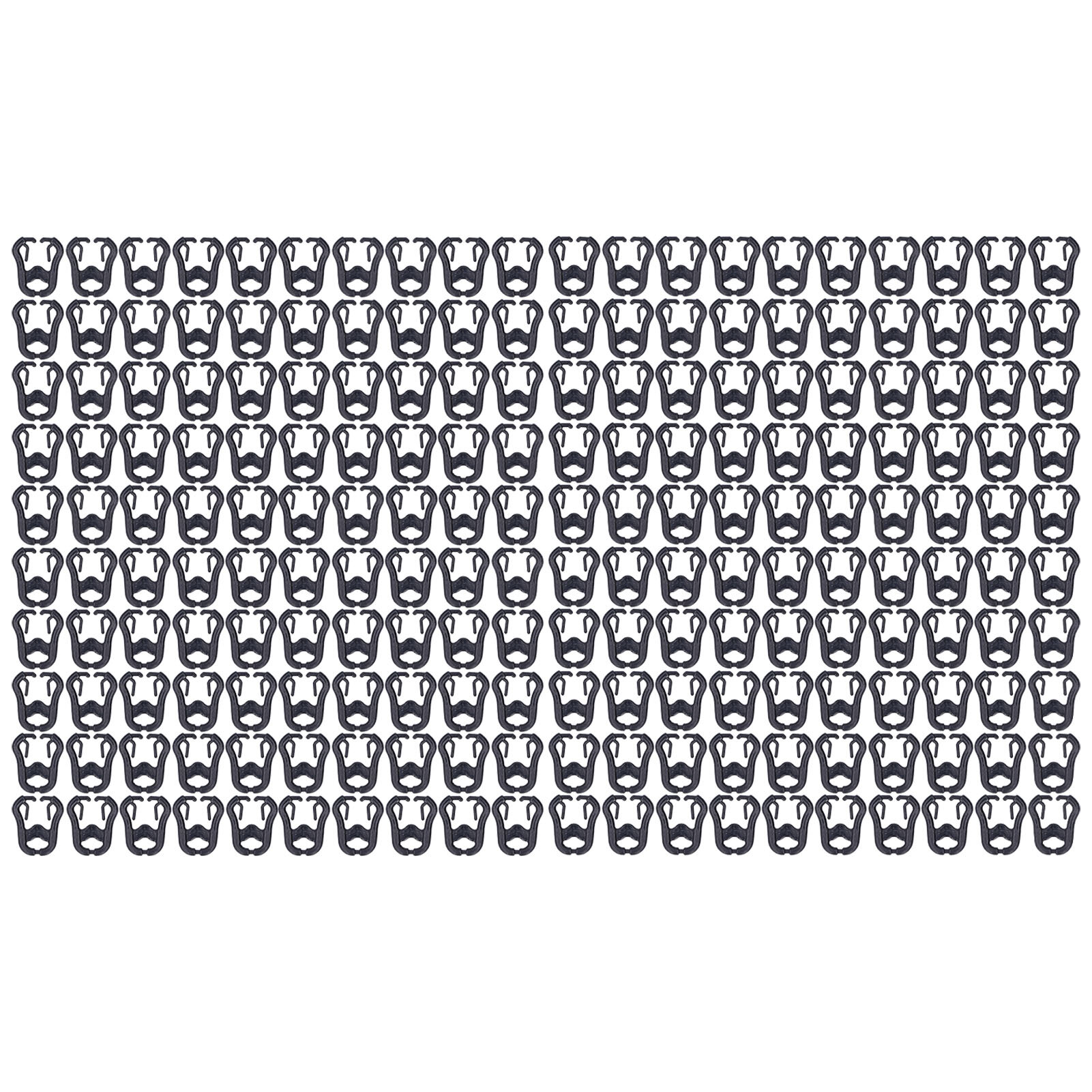 200pcs PP Пластиковый куриный клюв застежки многоразовый петух рта ртуть кольцо для птицеводства