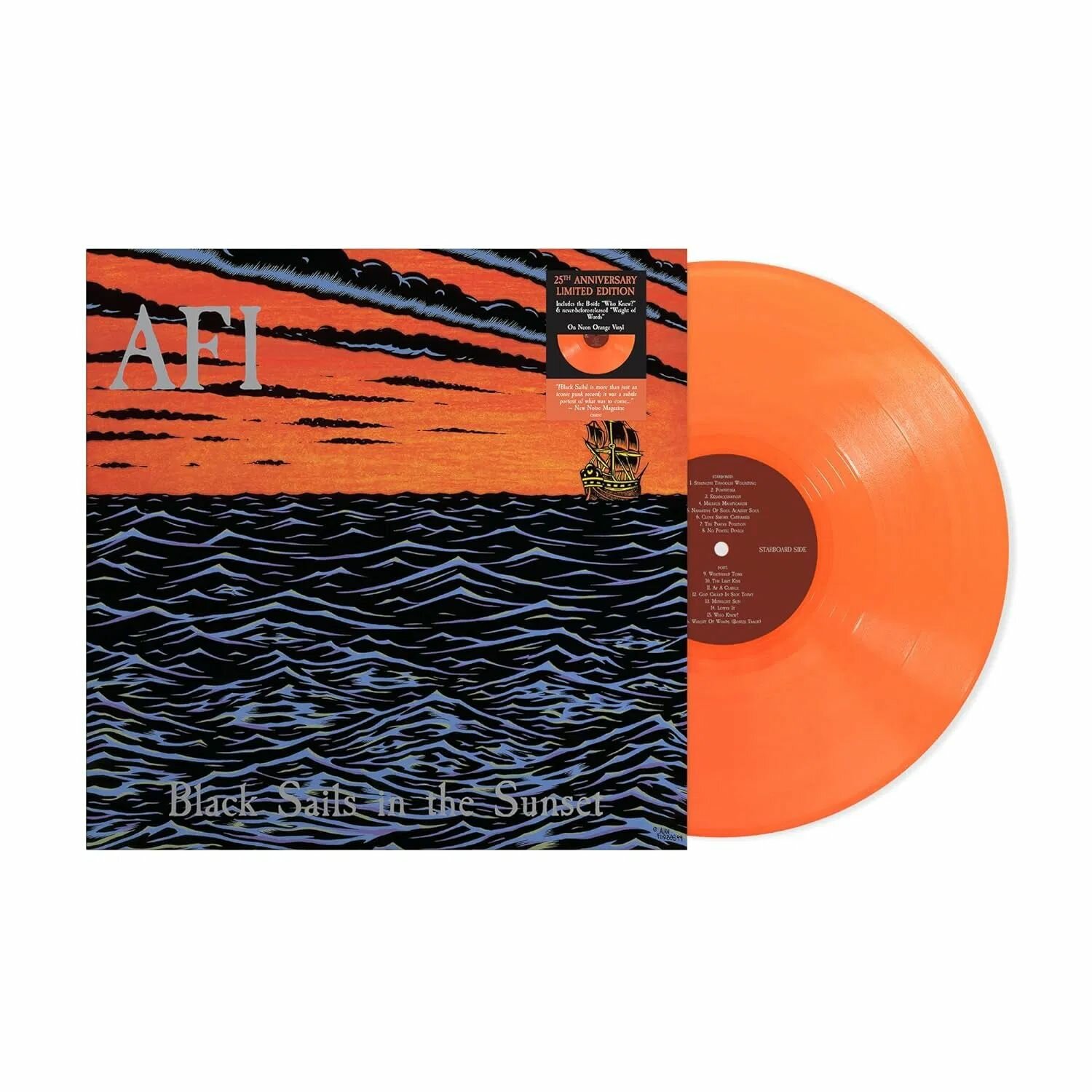 Виниловая пластинка AFI - Black Sails In The Sunset (coloured) (LP), 2024, Concord, Limited Edition