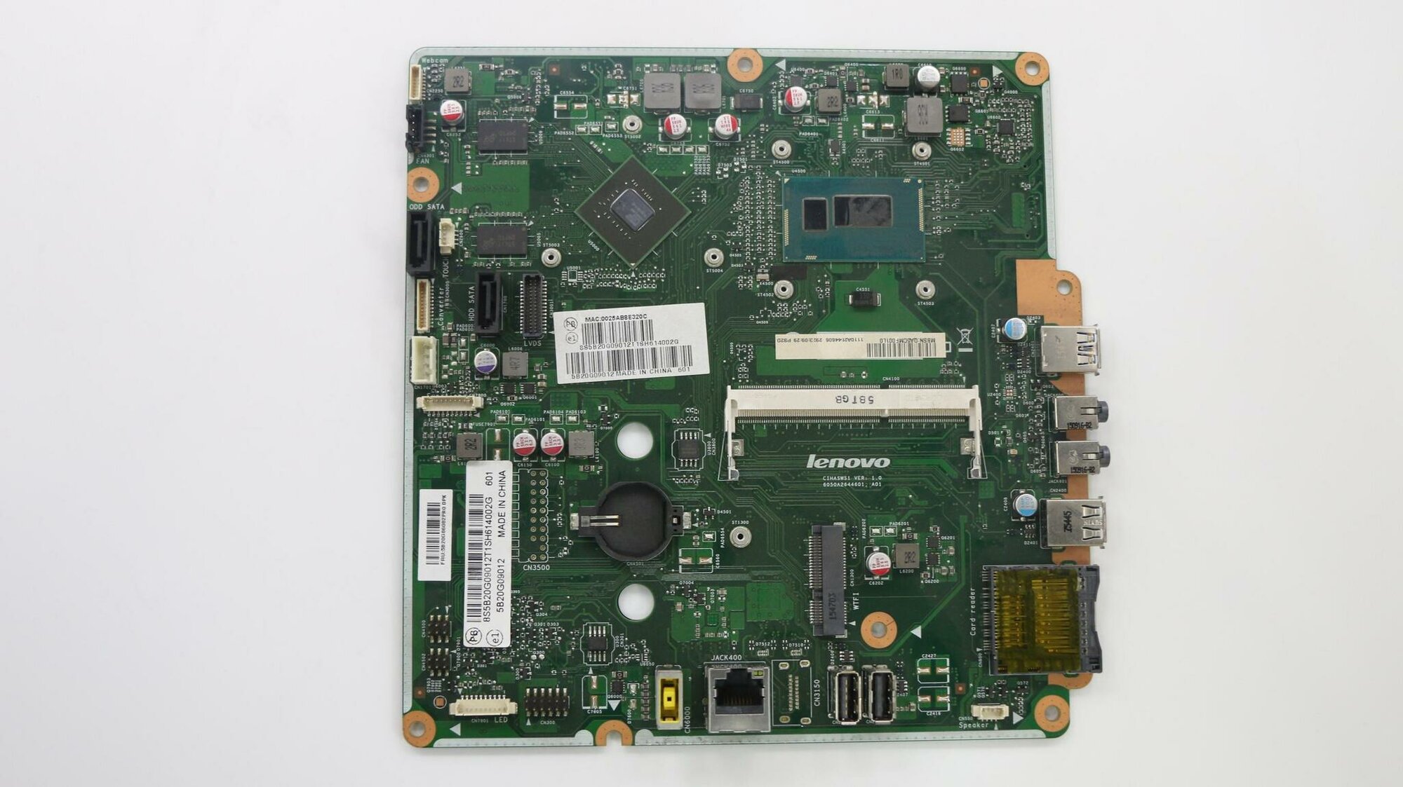 Материнская плата для моноблока Lenovo C470 Intel Pentium 3558U W8P DIS 1gb (5B20G86082), оригинал