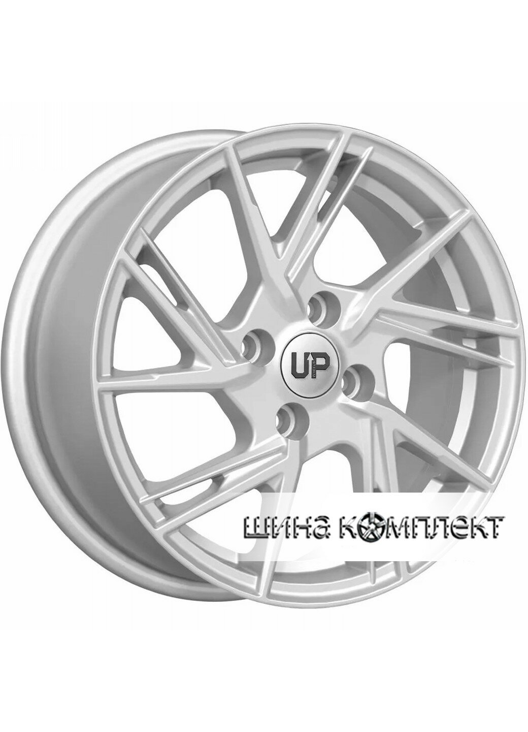 Колесный диск Wheels UP Up115 6,5x15 4x100 ET35 67,1 Silver Classic литой для автомобиля