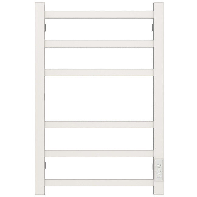 Полотенцесушитель электрический Двин (Dveen) L plaza neo 60х40 см, без полки, К диммер белый