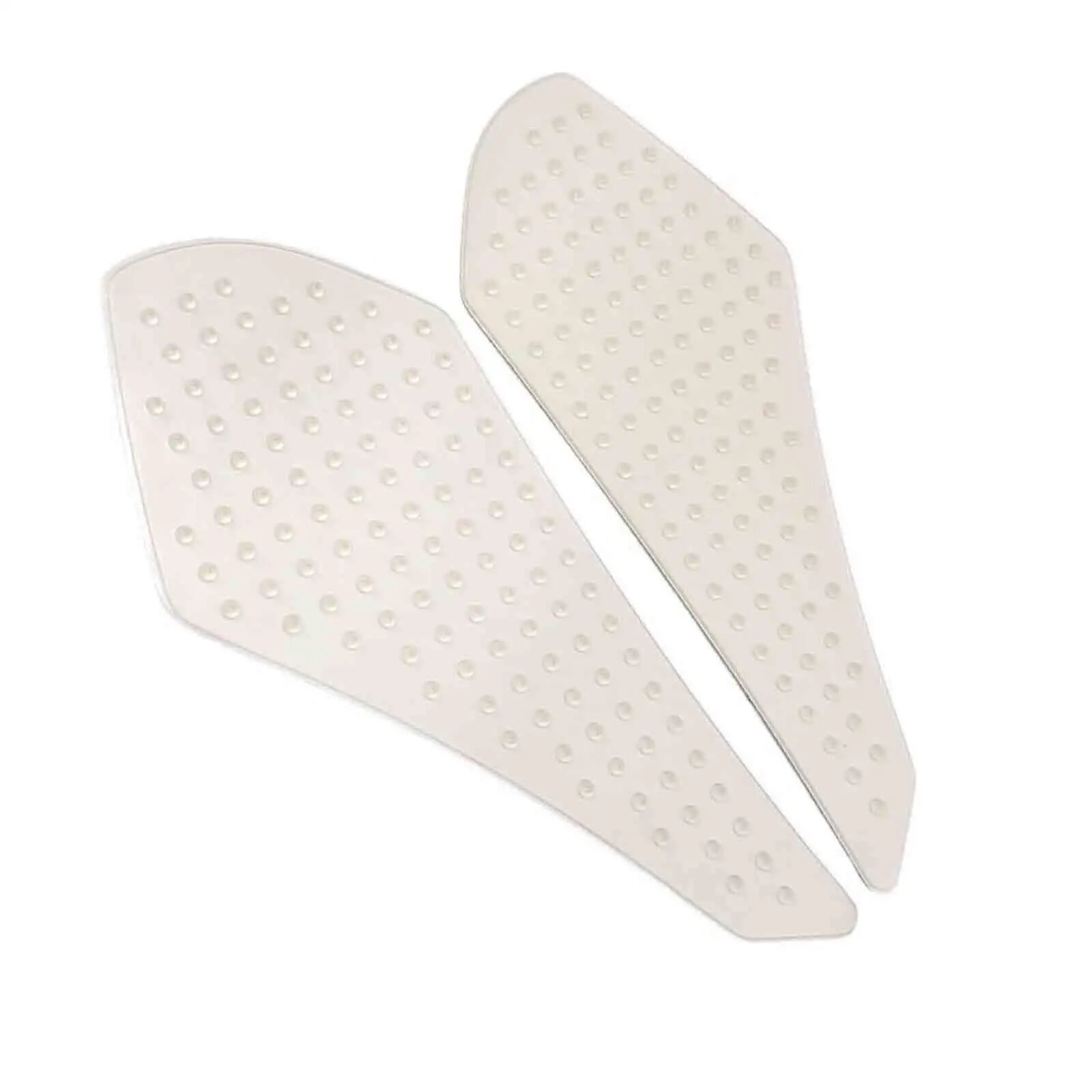 2 накладки на топливный бак мотоцикла, противоскользящие наклейки, боковые наклейки Белый, Clear