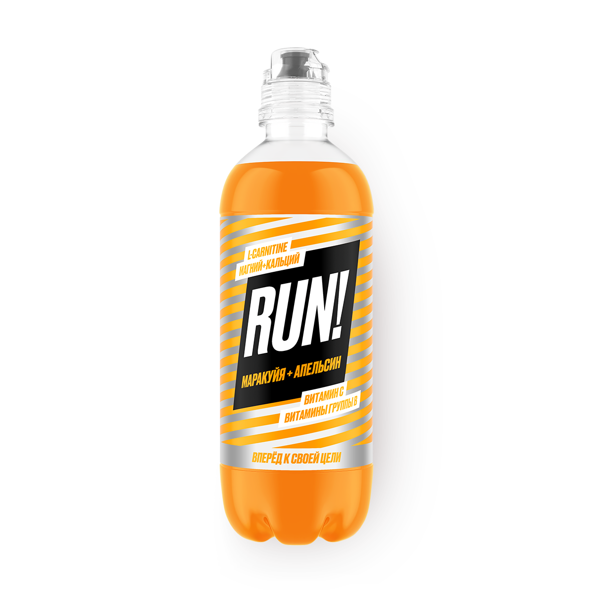Напиток витаминизированный Run маракуйя-апельсин негазированный