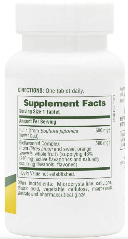 Natures Plus Biorutin (Биорутин) 1000 мг 60 таблеток (NaturesPlus)