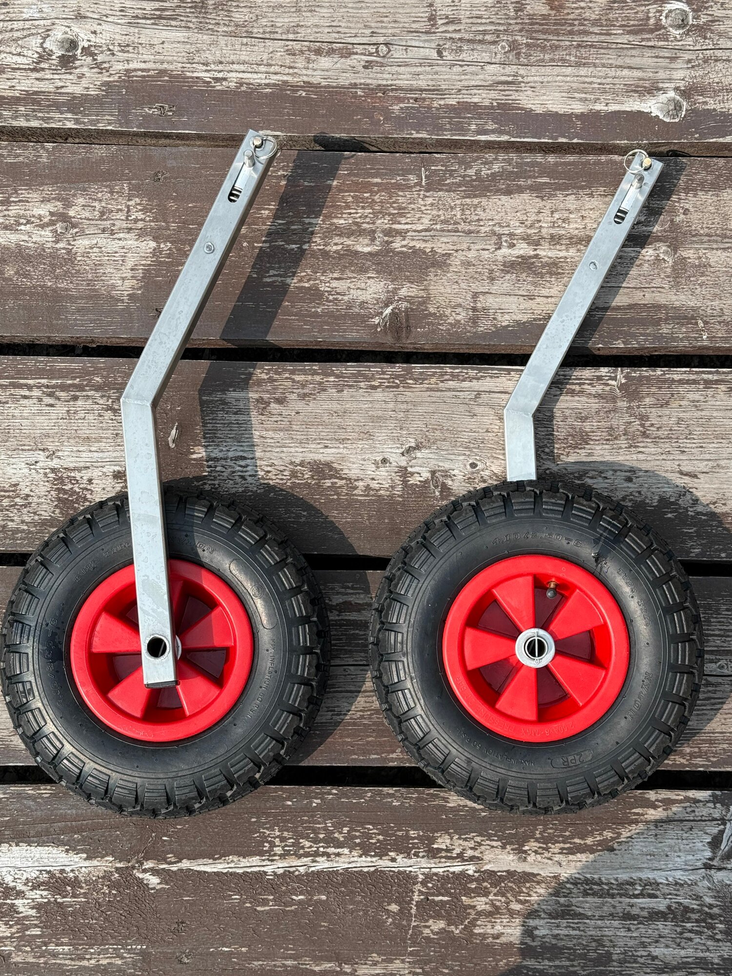 Транцевые колеса для лодки пвх, универсальные, 330