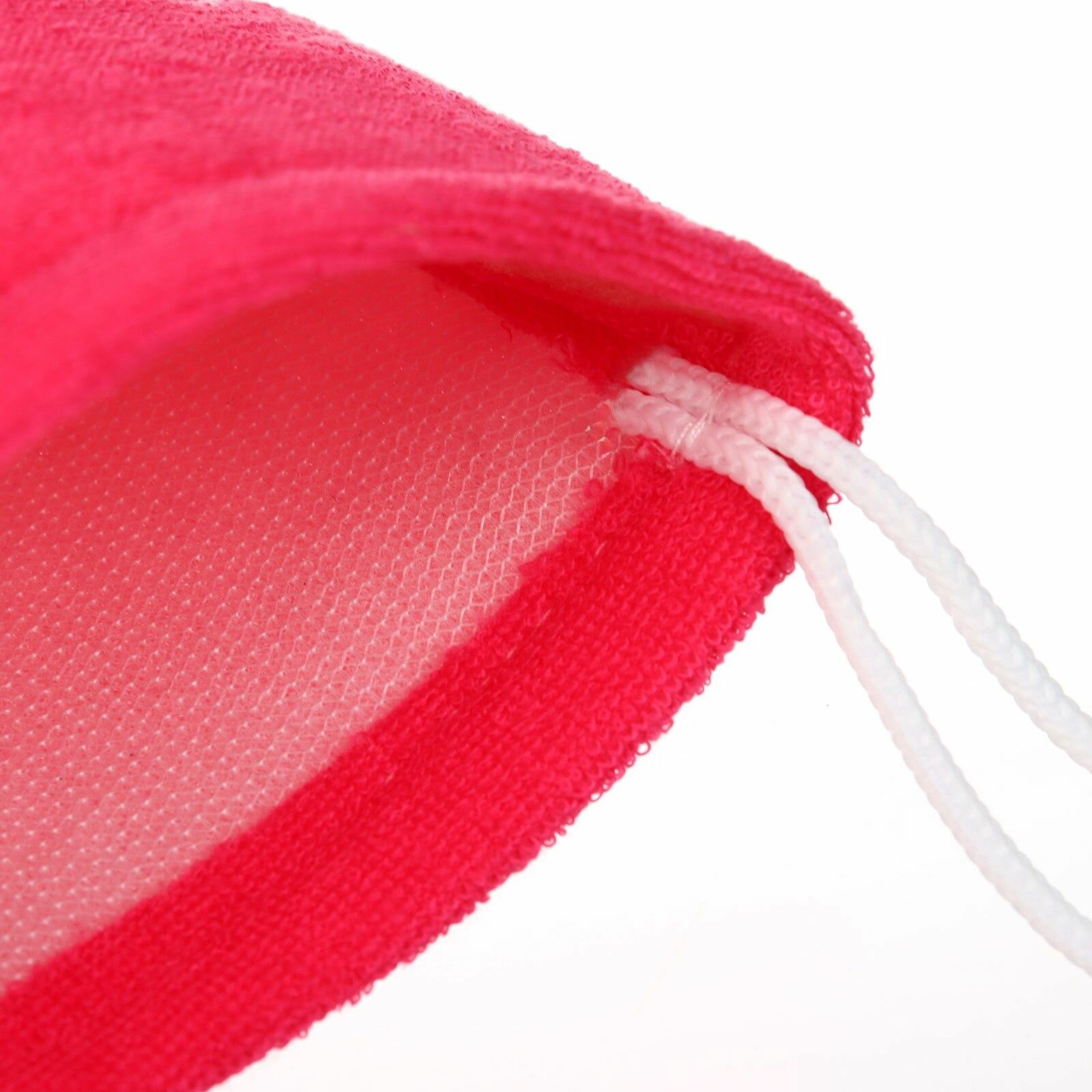 Мочалка детская, для тела, для новорожденных, для купания, из махры, перчатка губка "Фламинго"