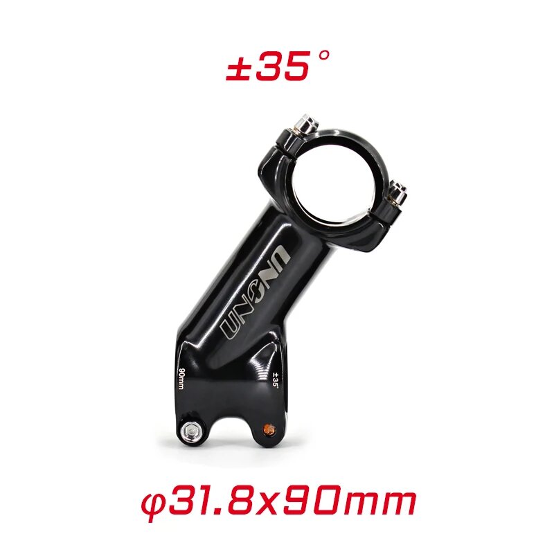 UNO вынос велосипеда алюминиевый 35 градусов 31.8*70/90/110 мм 31.8x90mm 35 stem