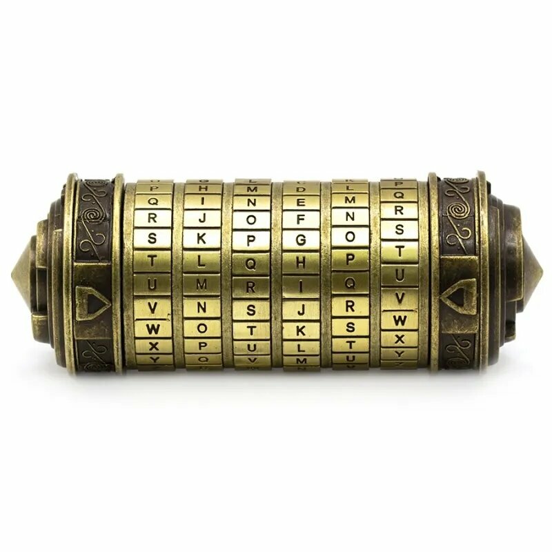 Уникальная металлическая головоломка Da Vinci Cryptex