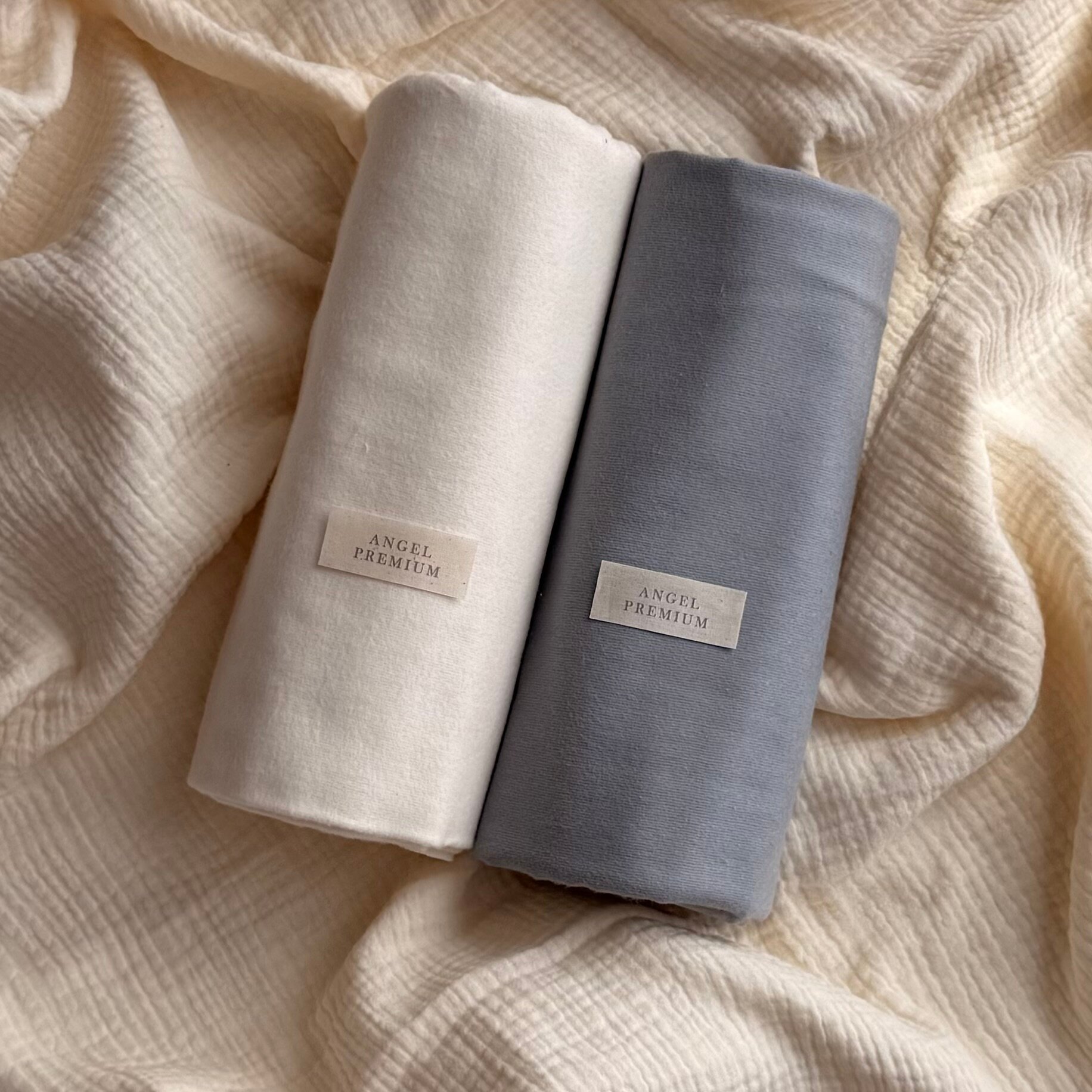 Набор больших фланелевых пеленок ANGEL PREMIUM