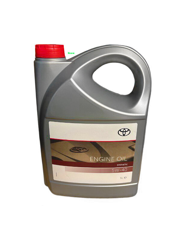 Масло моторное синтетическое 5W-40 API SN/SM, ACEA A3/B3, A3/B4 5л. TOYOTA 0888080835