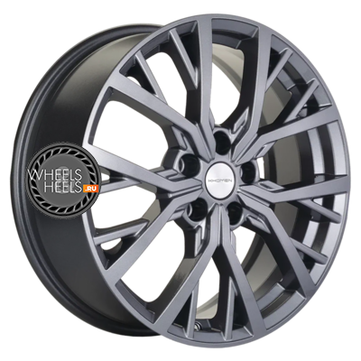 Диск автомобильный литой Khomen Wheels KHW1806 (CS35/CS35 Plus) 18x7 5x110 et50 dia63.3 Gray