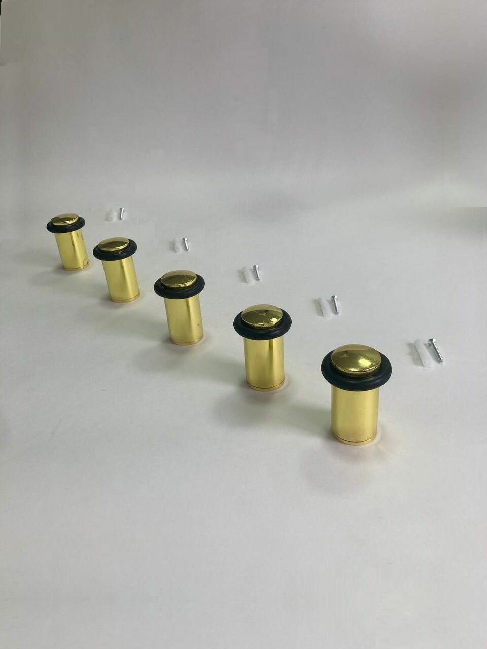 Комплект упоров дверных напольных S-Locked 588-1-60 PB 5 шт золото