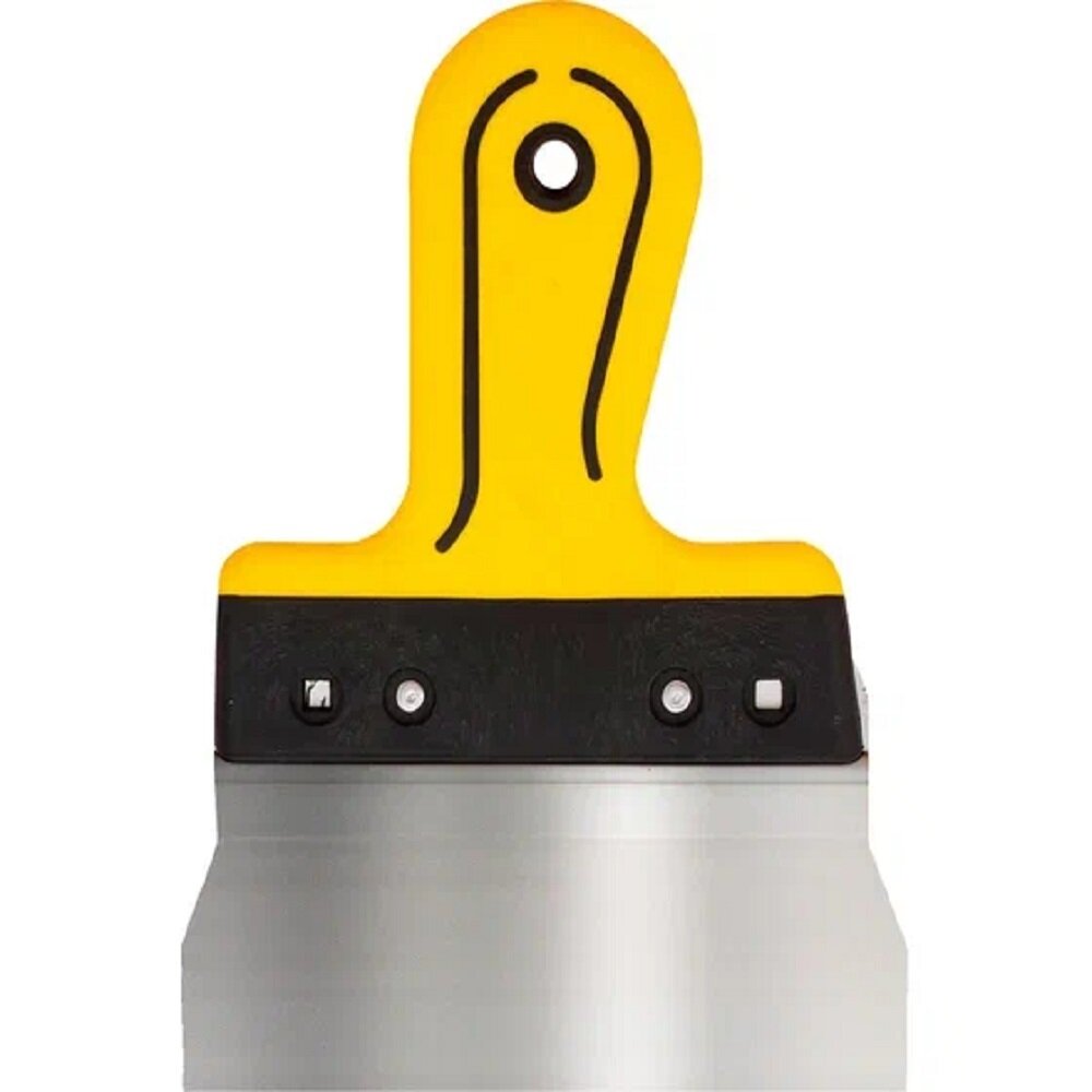 Набор фасадных шпателей Biber профи 2 шт, 150 мм, из нержавеющей стали с двухкомпонентной эргономичной ручкой