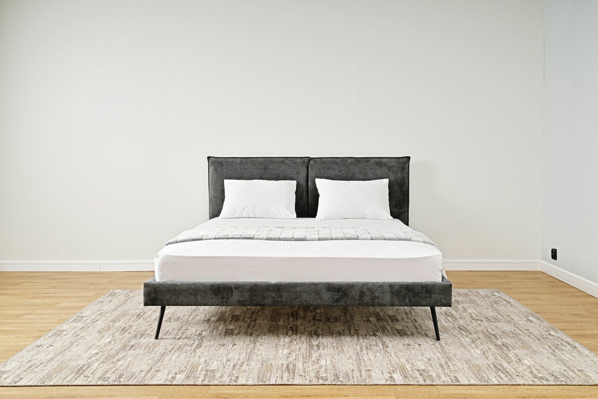 Кровать Сильвия 1,6 Графит (ДСВ)