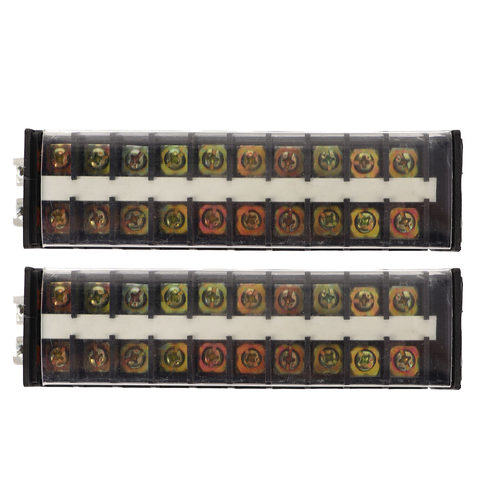 2 шт, 660 В, 30 А, блок-барьер для проводов, клеммная колодка, прозрачная пылезащитная крышка для системы распределения, тип 1