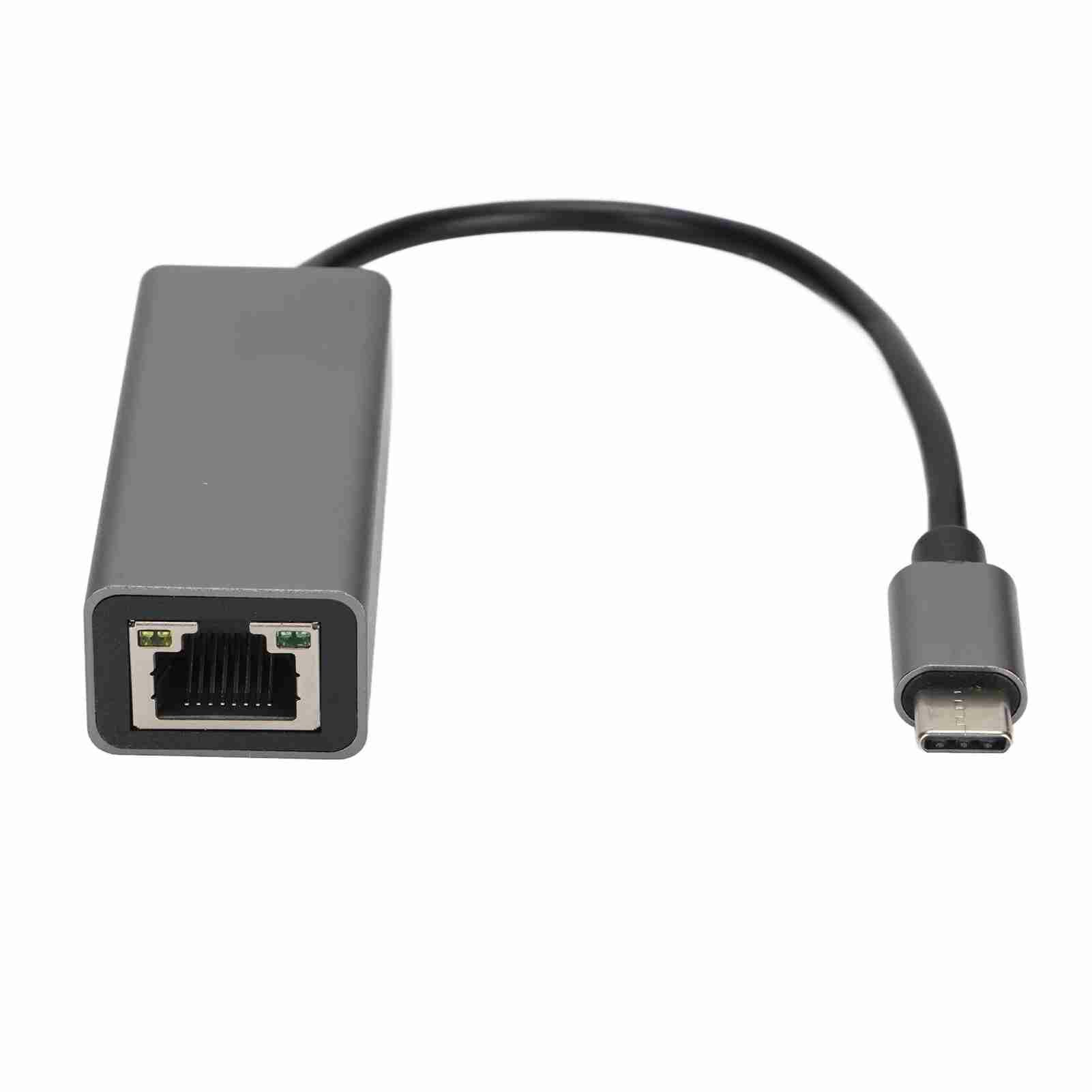 Вот перевод на русский язык: **Адаптер Ethernet USB-C в RJ45, серый, стабильная передача, адаптер Type-C для MacBook Pro, для Galaxy S9/S8/Note, 1000 Мбит/с** **Более краткий и естественный для русс