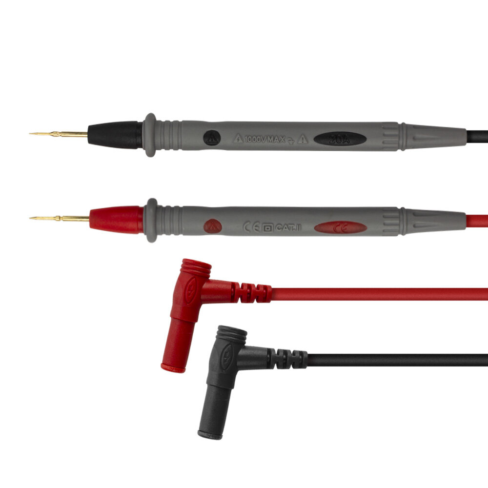 42,9 дюйма PT1006 20A позолоченные щупы для мультиметров Тестовый щуп для мультиметра для автомобильных электрических испытаний