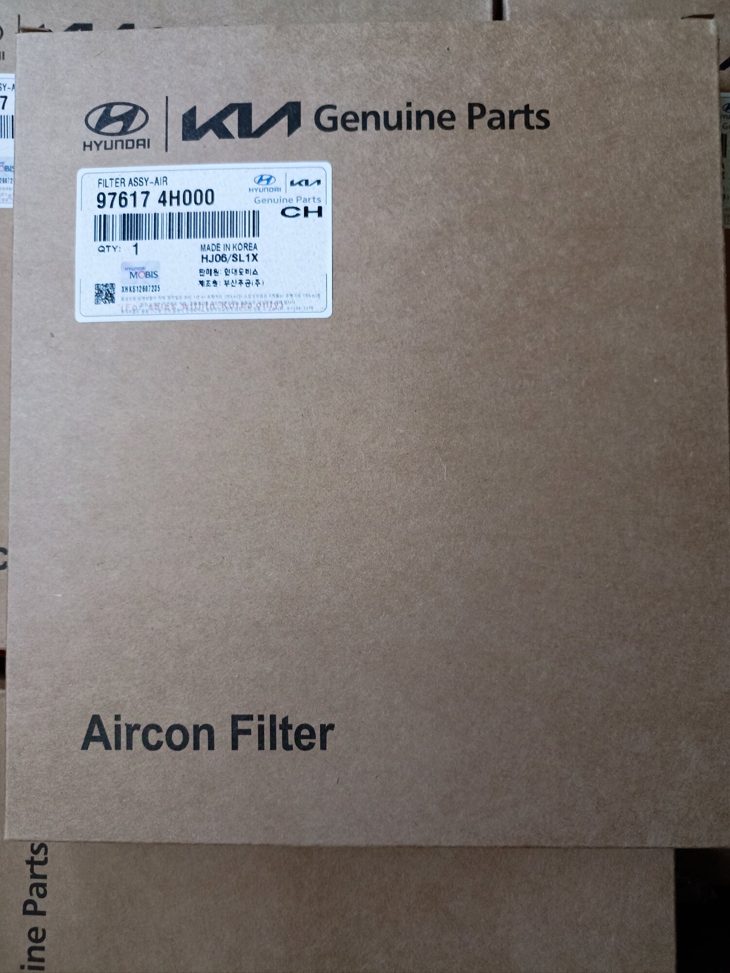 Салонный фильтр для Hyundai H1, H1 Starex, Хендай H1, Старекс / OEM 976174H000