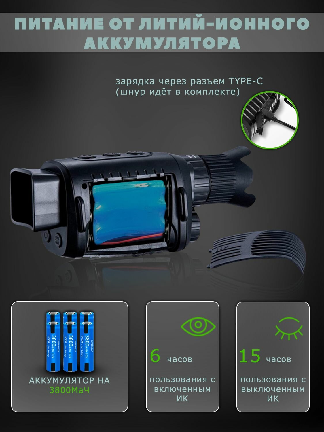 Прибор ночного видения - монокль охотничий