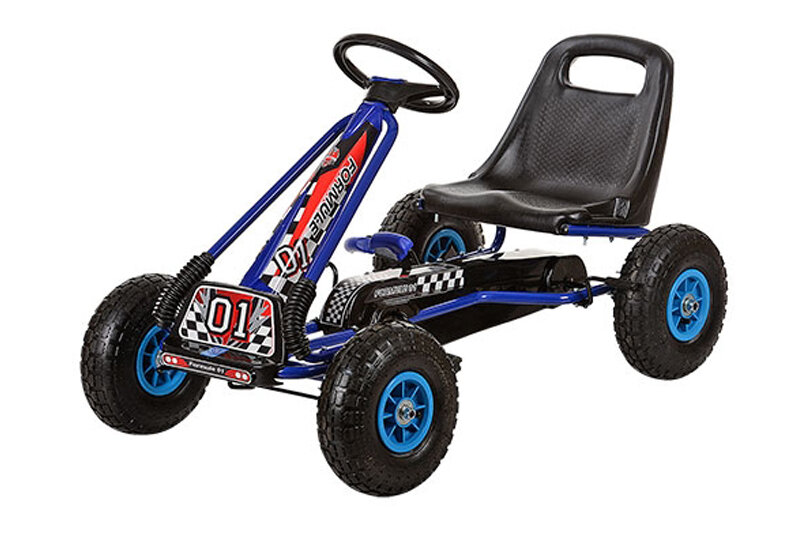 Детский веломобиль Formula 1 синий