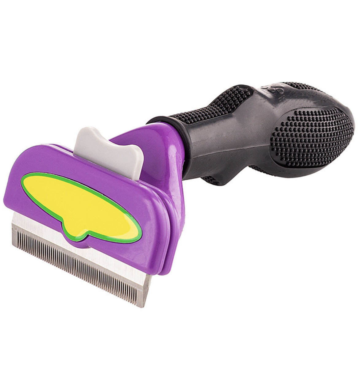 Самоочищающийся дешеддер для кошек и собак с лезвием 6.7 см, универсальная расческа для ухода за длинношерстными и короткошерстными питомцами