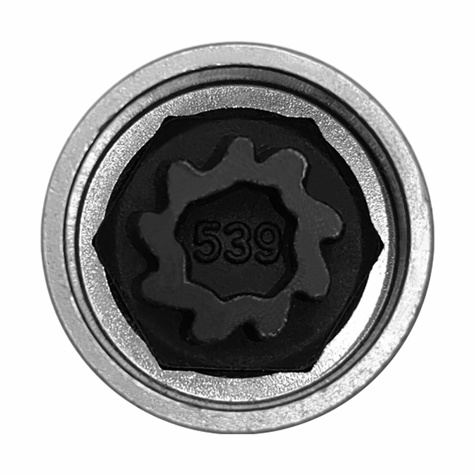 Замена для Volkswagen Ключ для блокировки гаек колес Master Locking Wheel Nut Key 539 Сокет-гаечка для антиворсовых винтов, Цвет: Серебристый, Материал: Сталь, Размер упаковки: 3.7*2.8*2.8см, Вес упаковки: 105г, Количество: 1 шт.