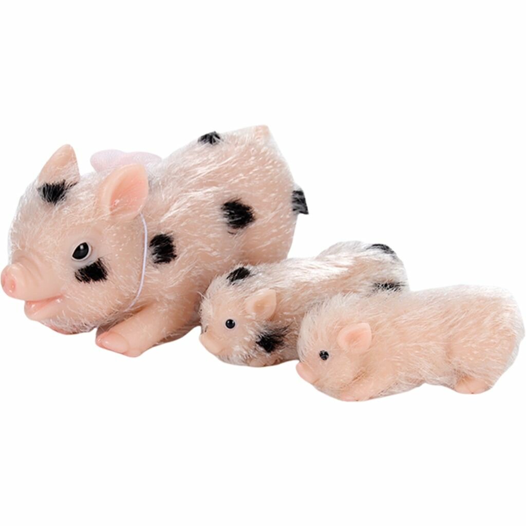 Имитация свиньи, силиконовая игрушка-свинья для детей, жизнь как реборн, поросенок, мягкая фигурка животного, коллекционный подарок