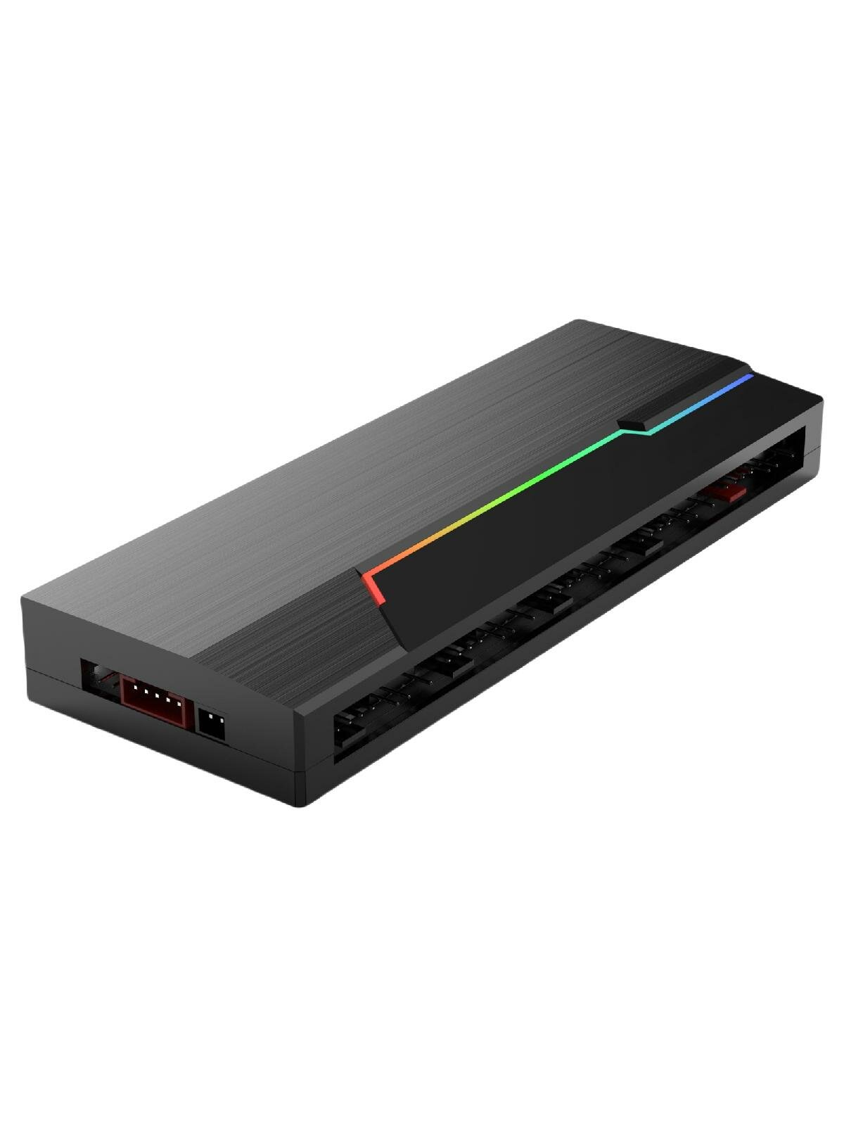 ARGB PWM Wireless Controller Double 10 Port 4Pin PWM 3Pin ARGB Adapter for PC Lighting Sync and Easy Remote Control