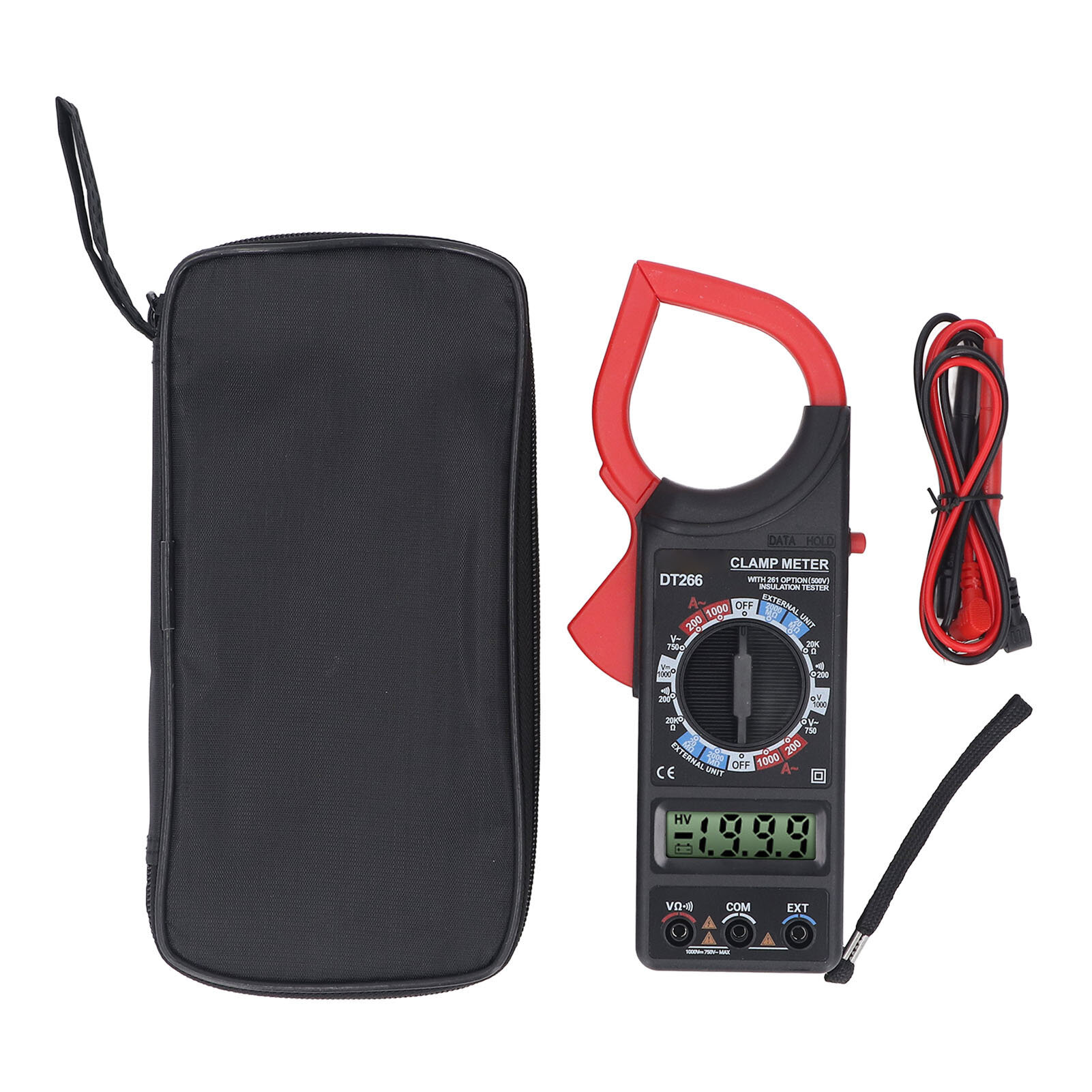 Тестер-мультиметр с зажимами, высокоточный, полностью автоматический, 1999 г, тестер резисторов напряжения и тока с гудением