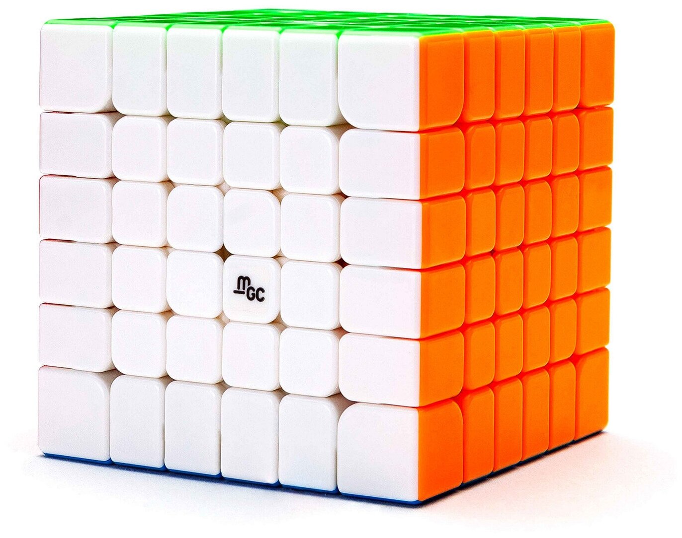 Головоломка магнитный кубик Рубика YJ MGC 6x6 M, цветной пластик