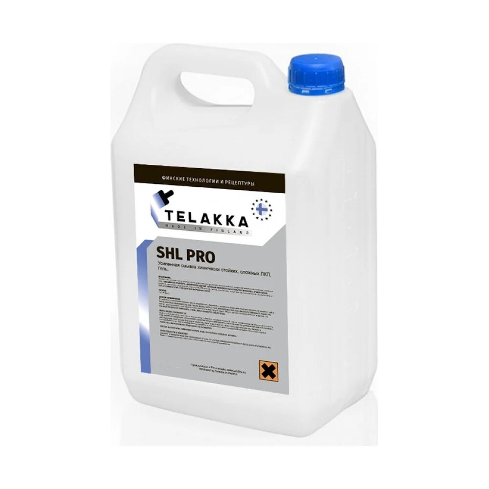 Telakka Усиленная смывка химически стойких ЛКП SHL PRO 5кг 4631160698415