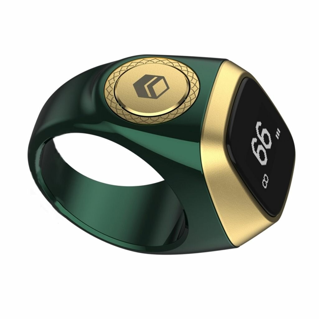 Кольца для счетчика молитв, 22 мм, интеллектуальные носимые с функцией бусин тасбих, экран дисплея 0,49 дюйма, подарок мусульман