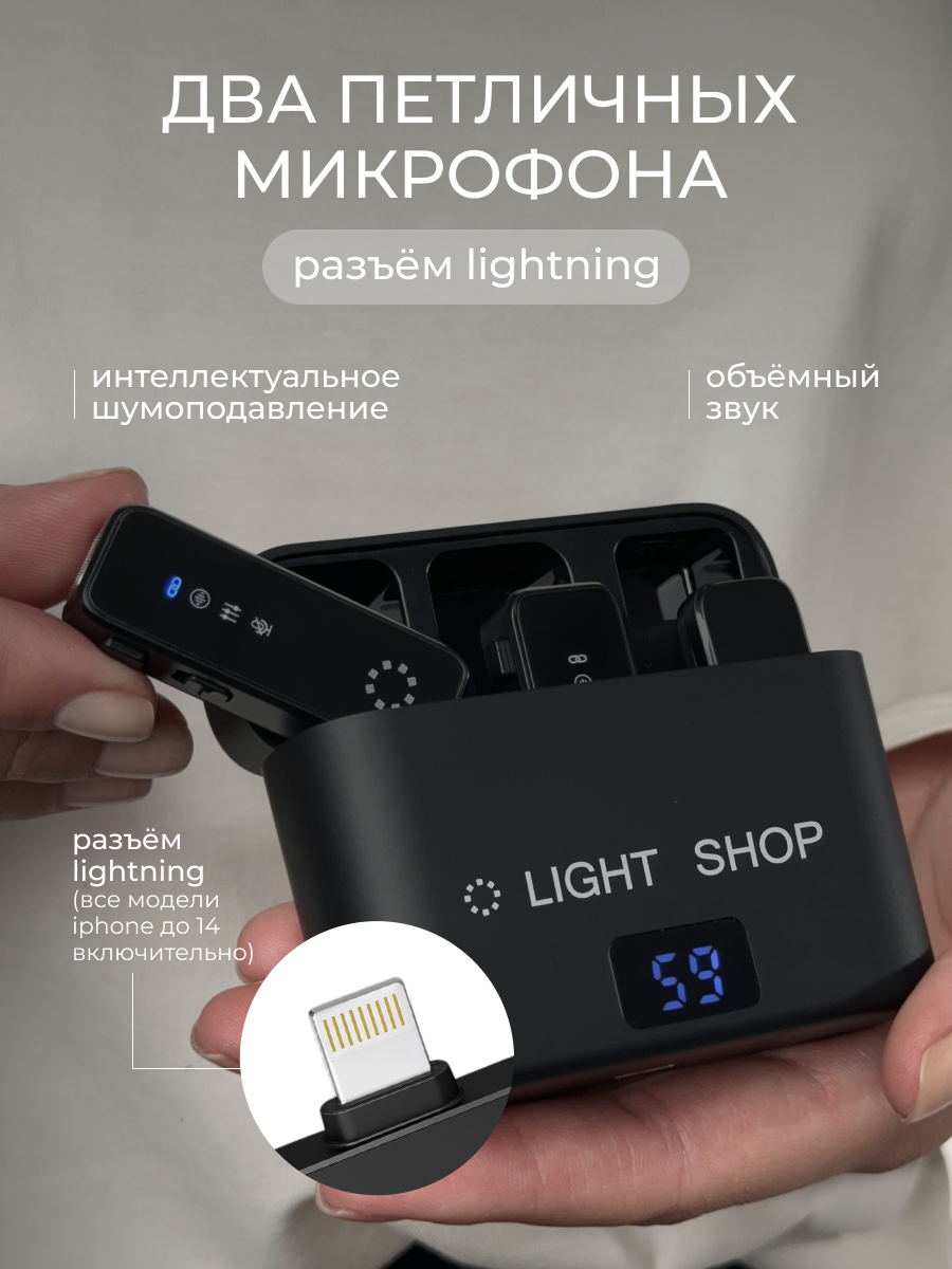 Петличный микрофон для iPhone