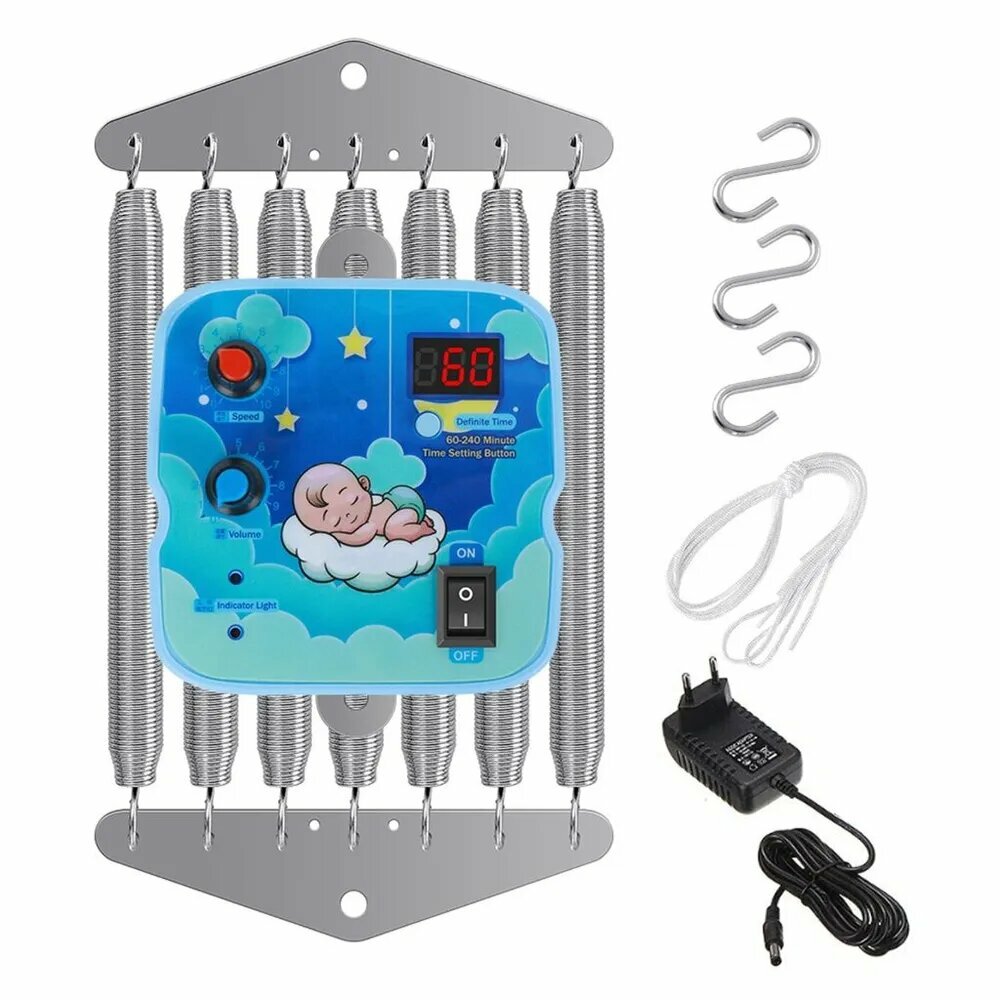 KNOW EASY-Контроллер детской колыбели-синий Европейского Стандарта