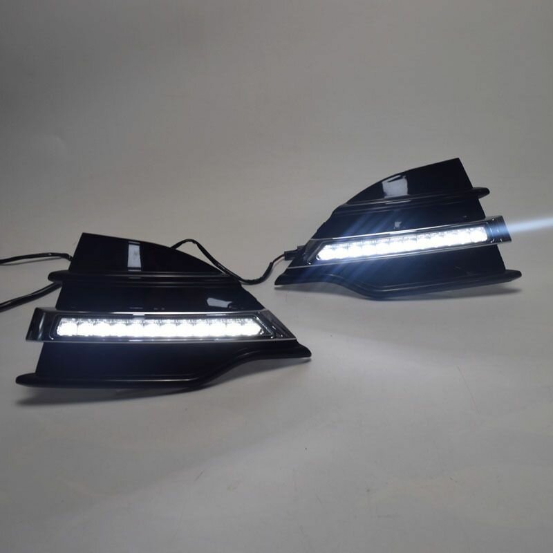 13-15 Ford Escape LED шариковые дневные ходовые противотуманные фары модификация специальная