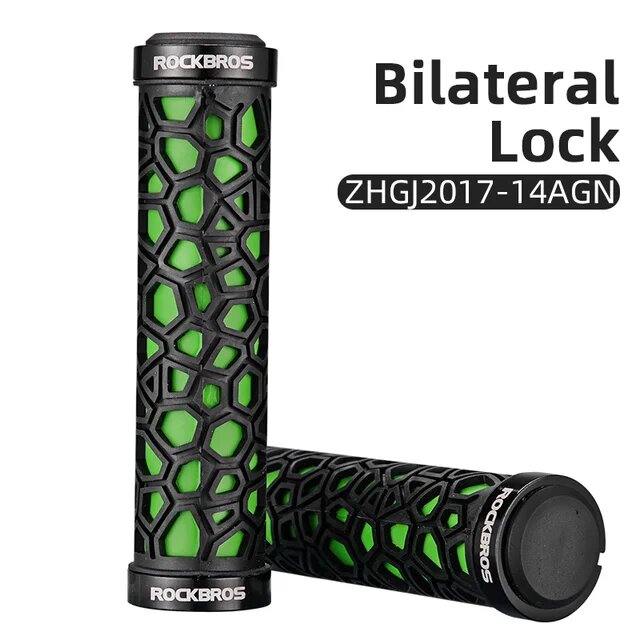 ROCKBROS велосипедные ручки противоударные чехлы на руль сетки дизайн велосипедные манжеты с двойным замком BMX MTB аксессуары для велосипеда