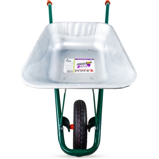 Тачка Kanat Mega Galvanised Polyurethane 400x8 оцинкованная, 100 л (KMGD-571)