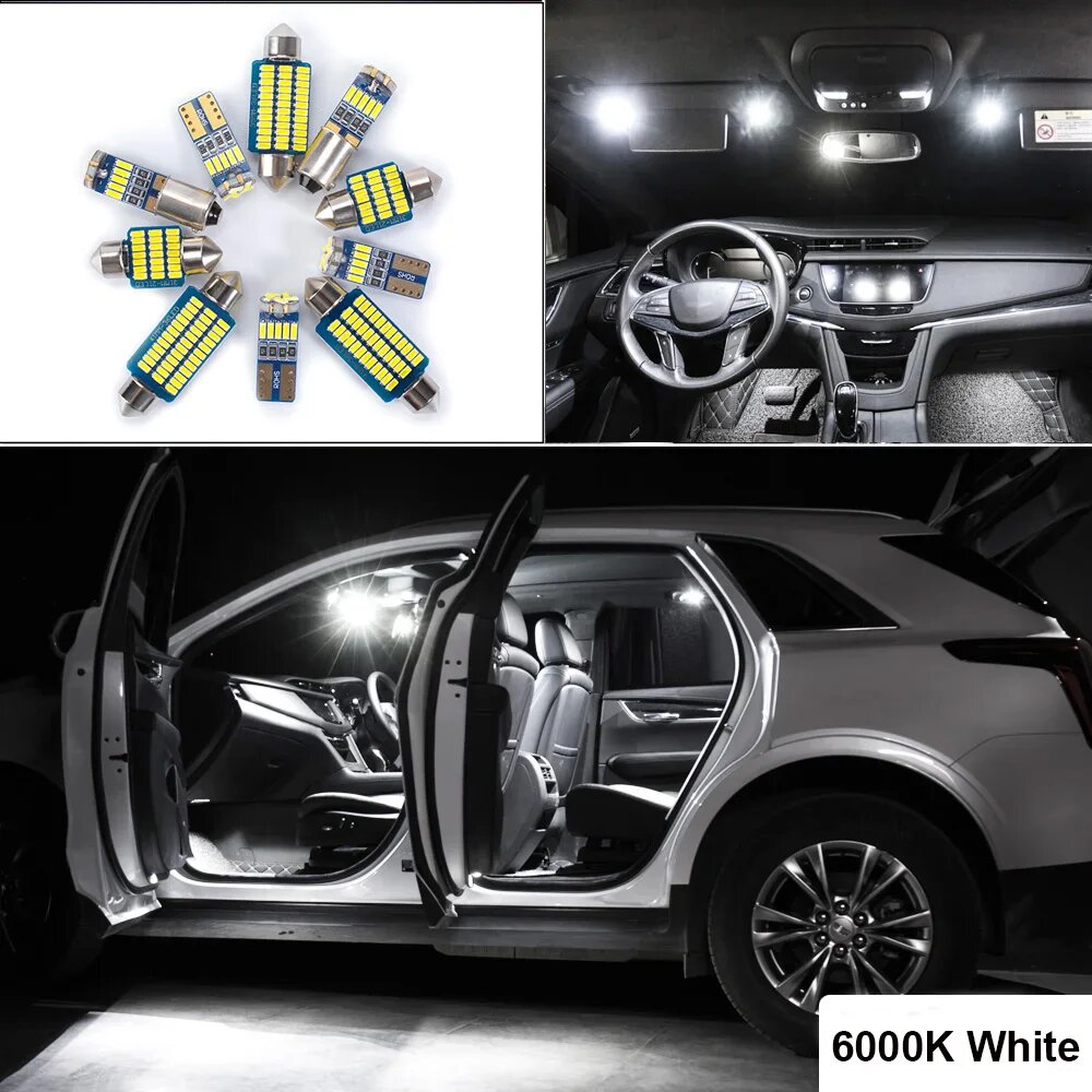 Для KIA Rio 1 2 3 4 DC JB UB YB 2001- 2018 2019 2020 2021 2022 Лампа White, JB(2006-2011) -8PCS
