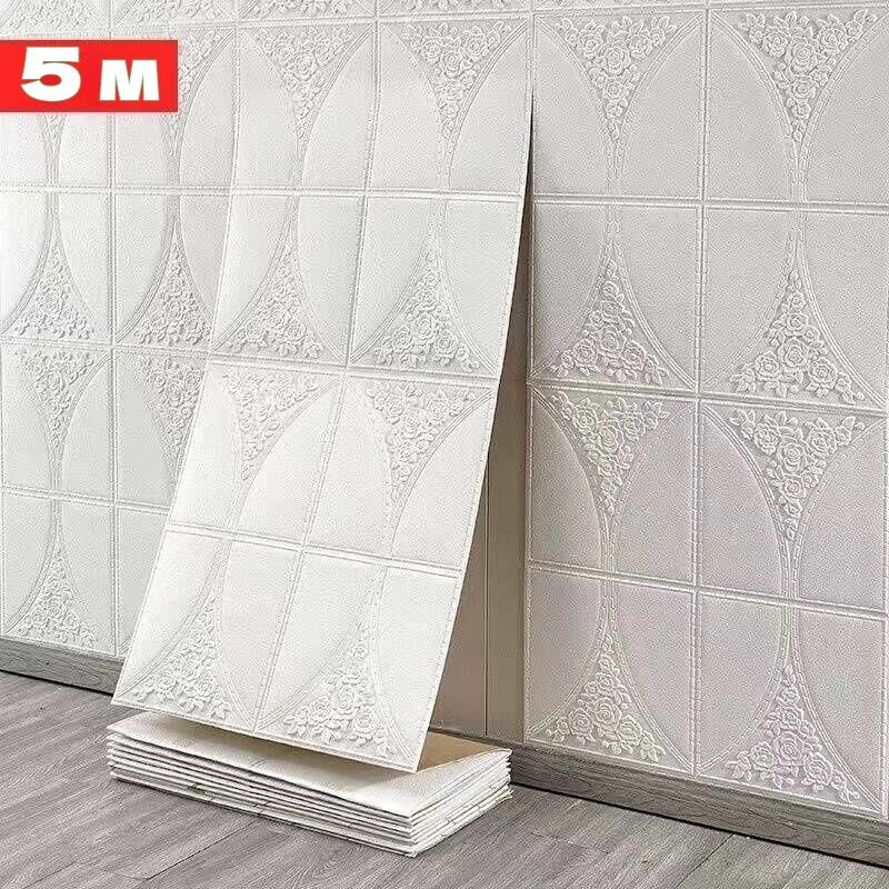Стены Самоклеящиеся 70cmx5m, Мягкие, 3d, PVC