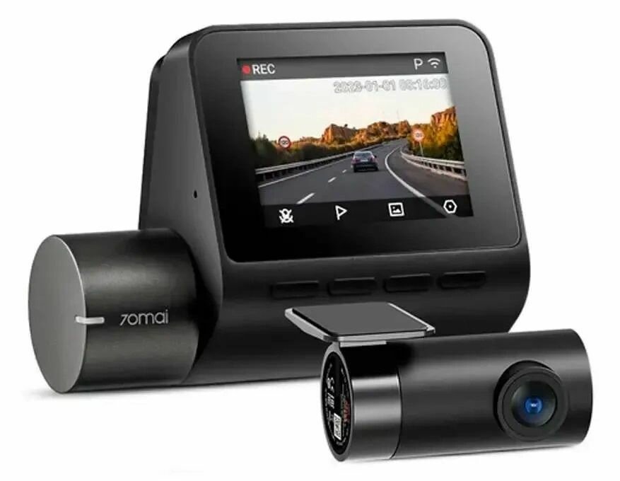 Видеорегистратор 70mai Dash Cam Set A200-1, Black